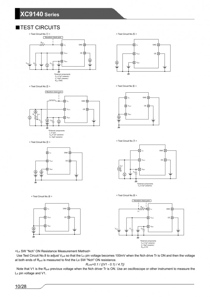 XC9140 datasheet page 10