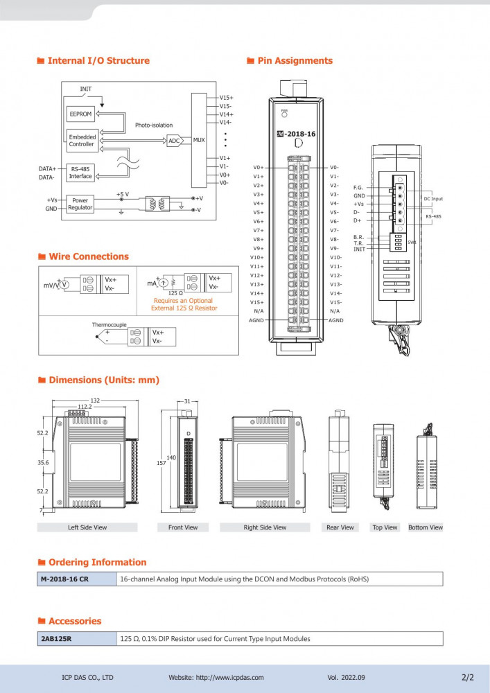 ICP M-2018-16 datasheet page 2