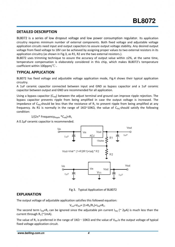 BL8072 datasheet page 4
