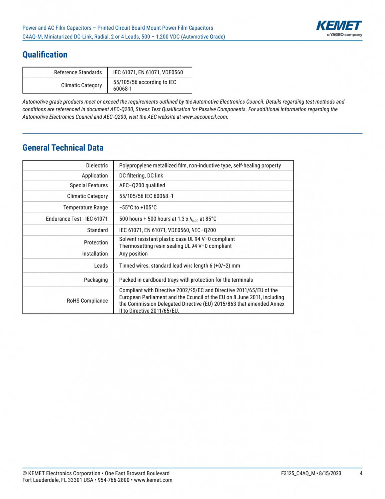 C4AQ-M datasheet page 4