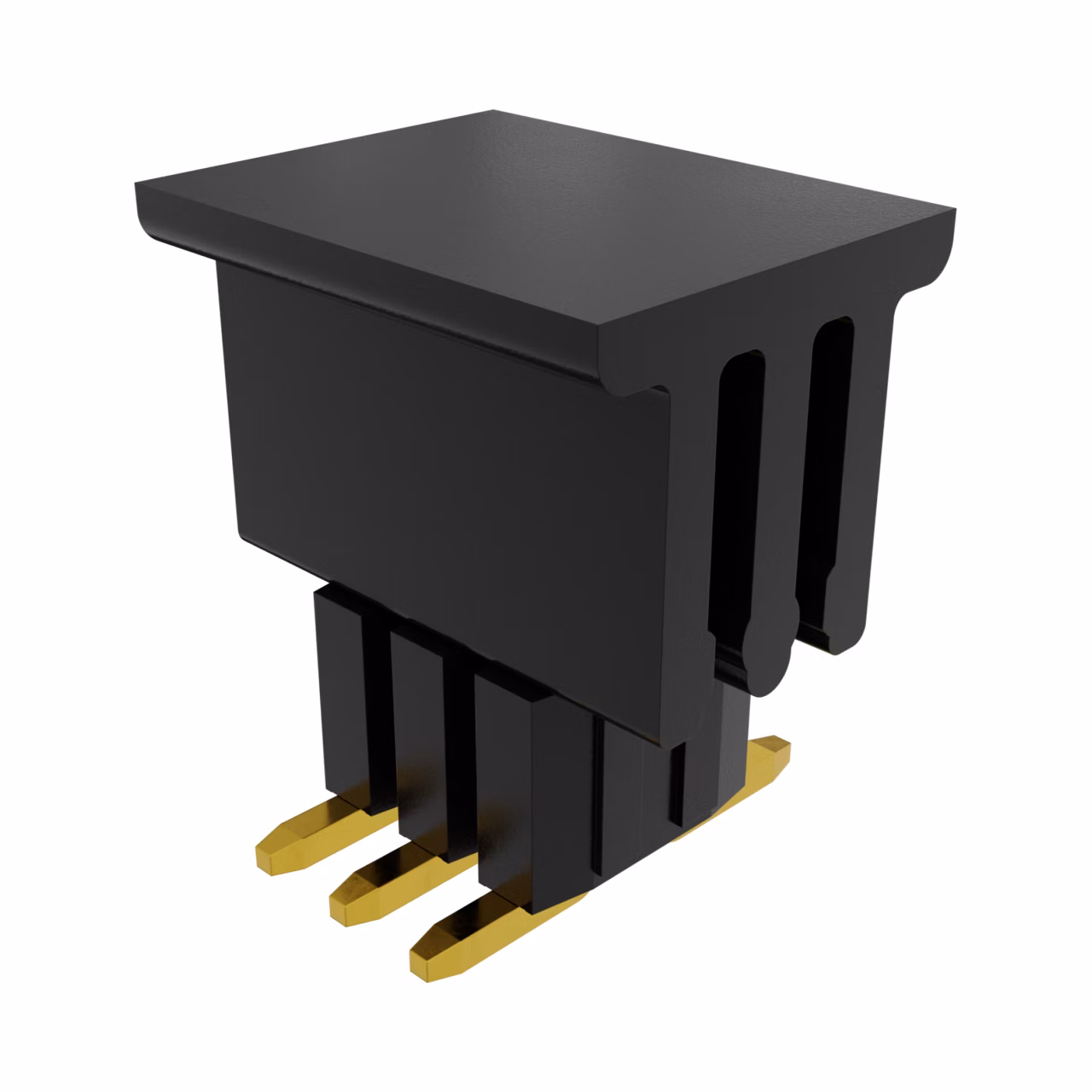 Slim-Grid Header, 6 Circuits, Surface Mount, Vertical, Unshrouded, 0.05µm Overall Gold (Au) Plated, with Pick-and-Place Cap, Tube, Lead-Free for sale