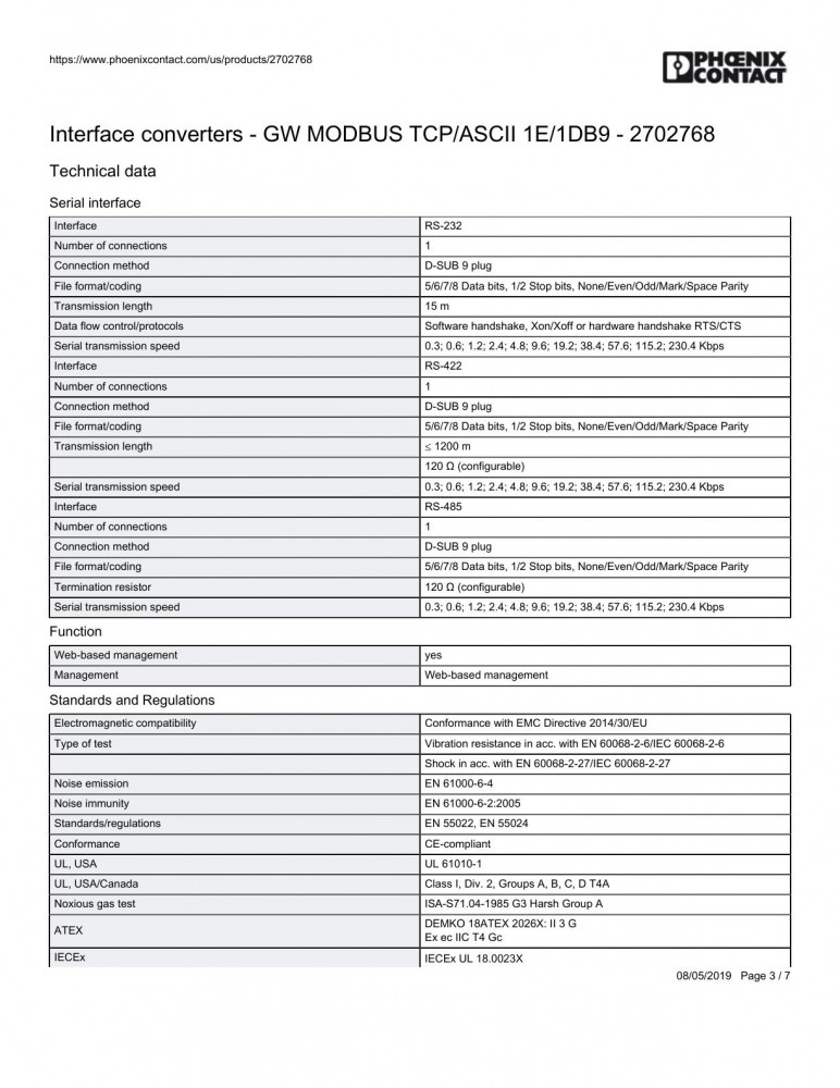 Product document page 3