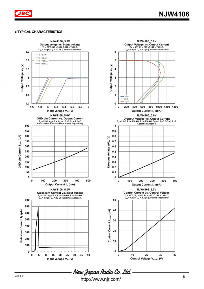 NJW4106 datasheet page 6