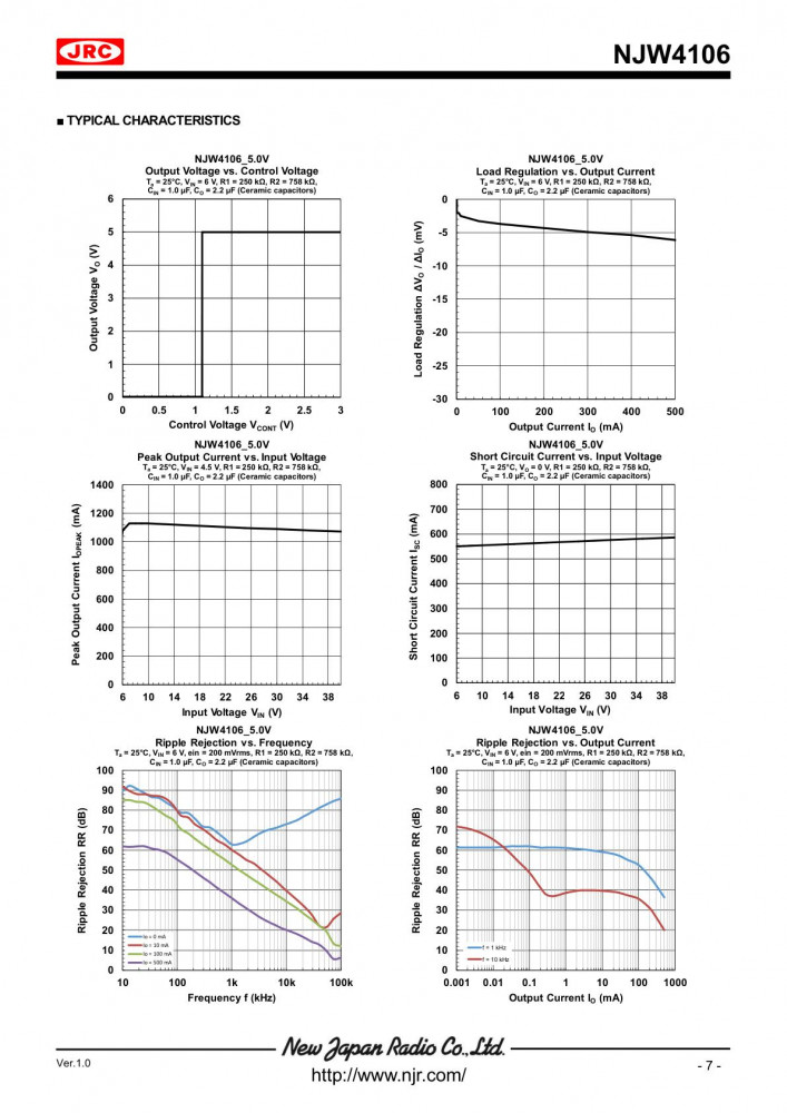 NJW4106 datasheet page 7