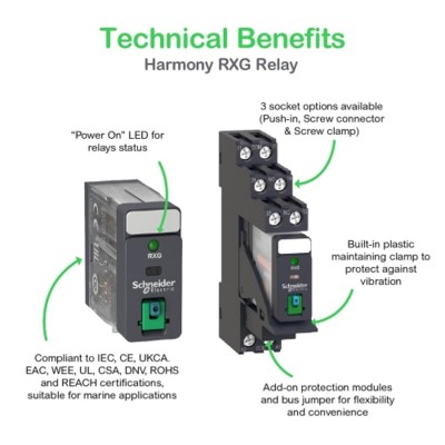 Schneider RXG11B7 Power Relay – Reliable Switching Solution for Industrial Control for sale