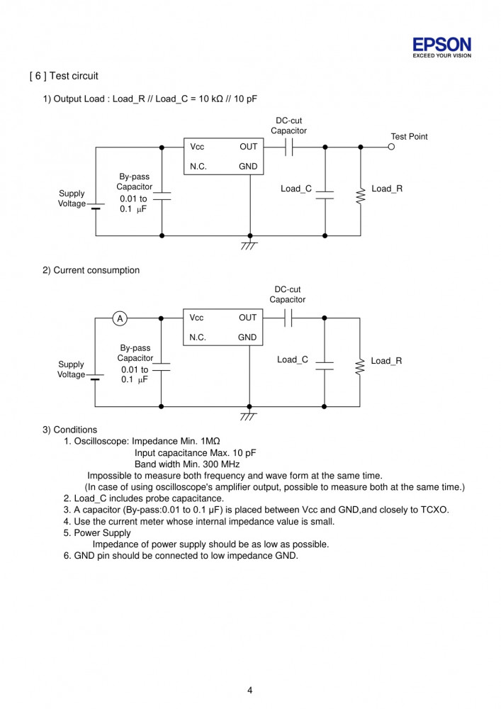 EPSON TG2520SMN datasheet page 4