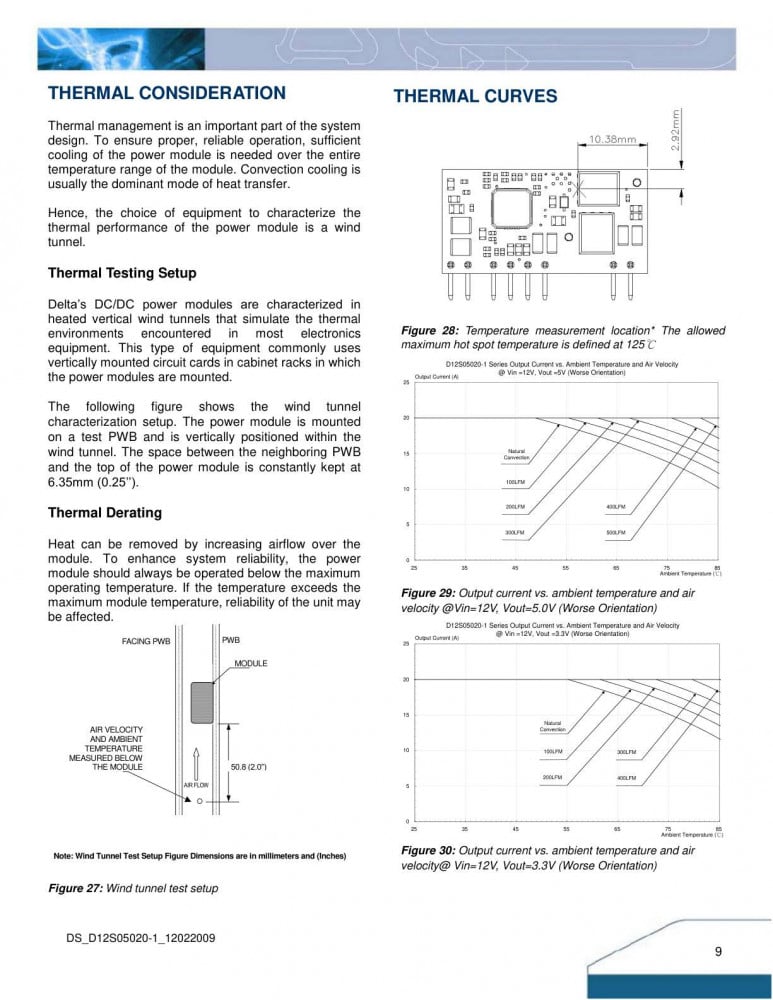 DELTA D12S05020-1 C datasheet page 9