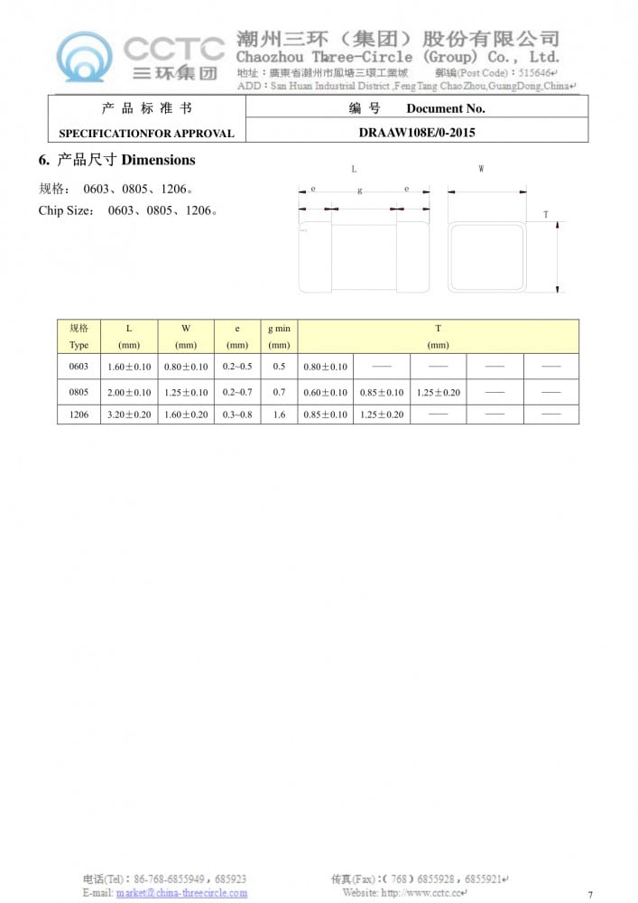 CCTC S-Series approval sheet page 8