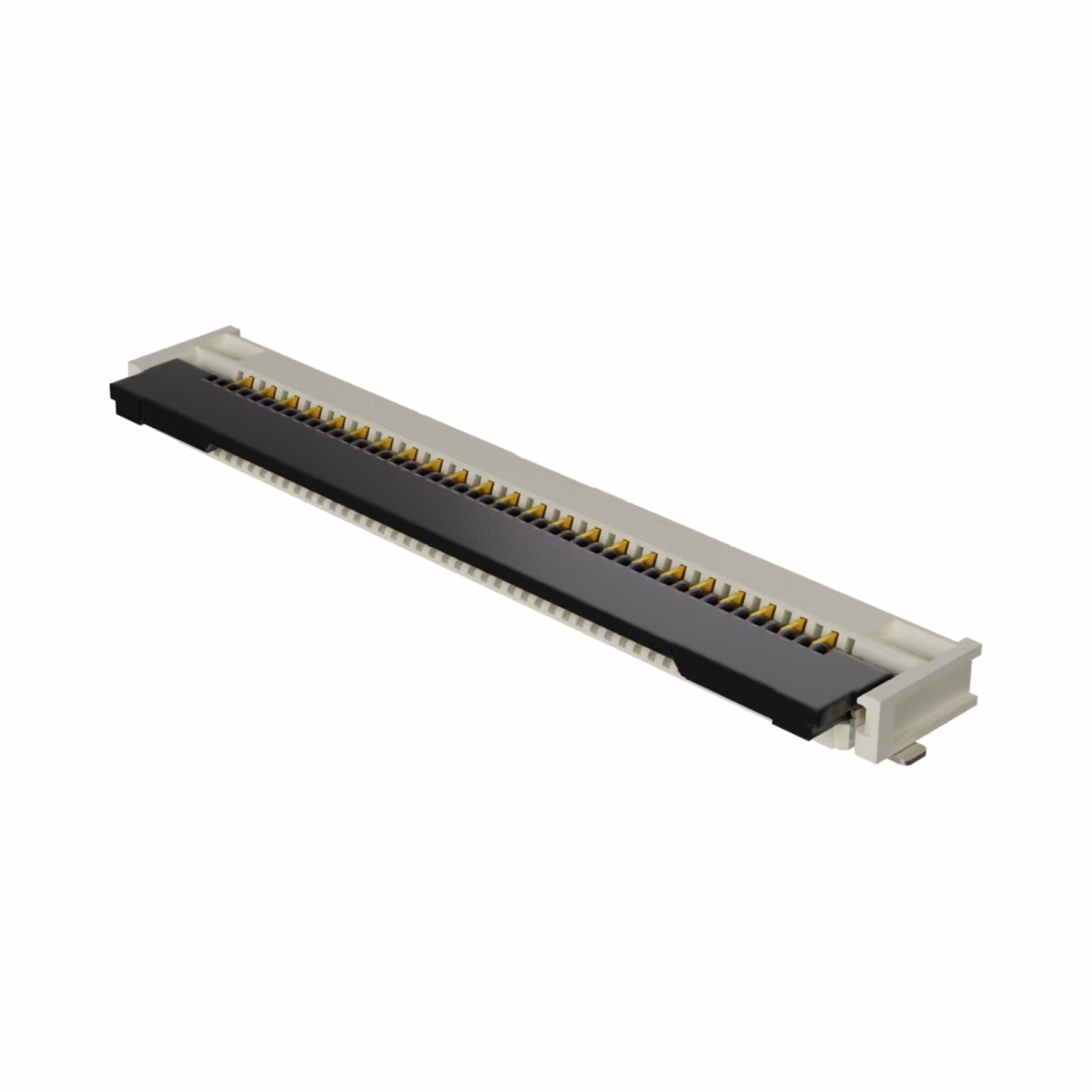 Easy-On FFC/FPC Connector, 1.00mm Pitch, FD19 Series, Right-Angle, Bottom Contact, 1.90mm Height, 23 Circuits, 150°C Operating Temperature,  Gold over Nickel Plating for sale