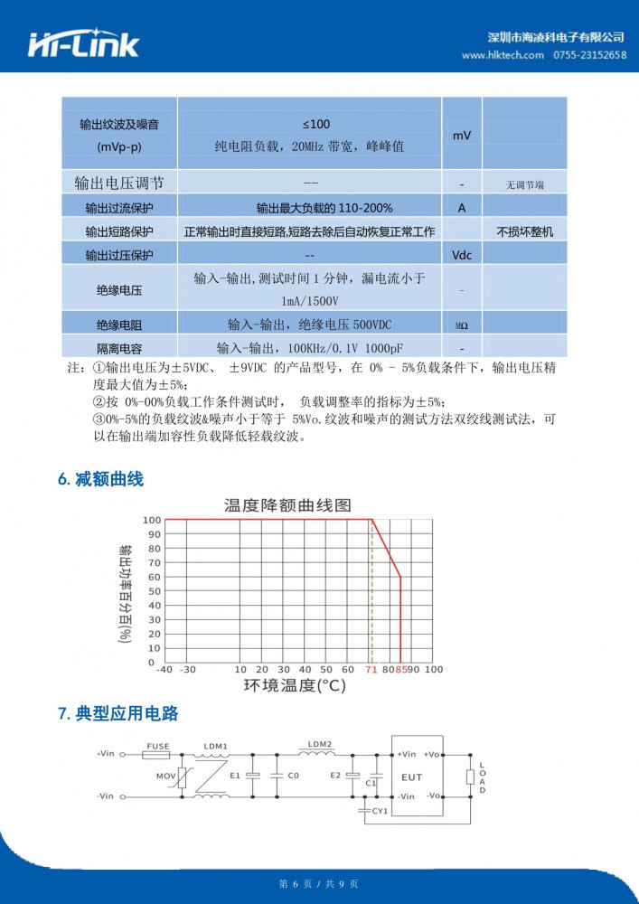 HLK-20D2412 datasheet page 8