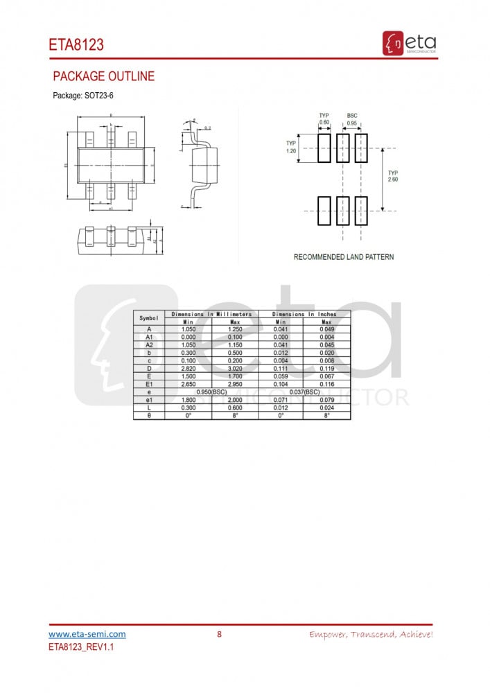 ETA8123S2G datasheet page 8