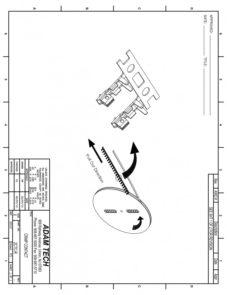 ADAM TECH 2CTC-R technical document page 2