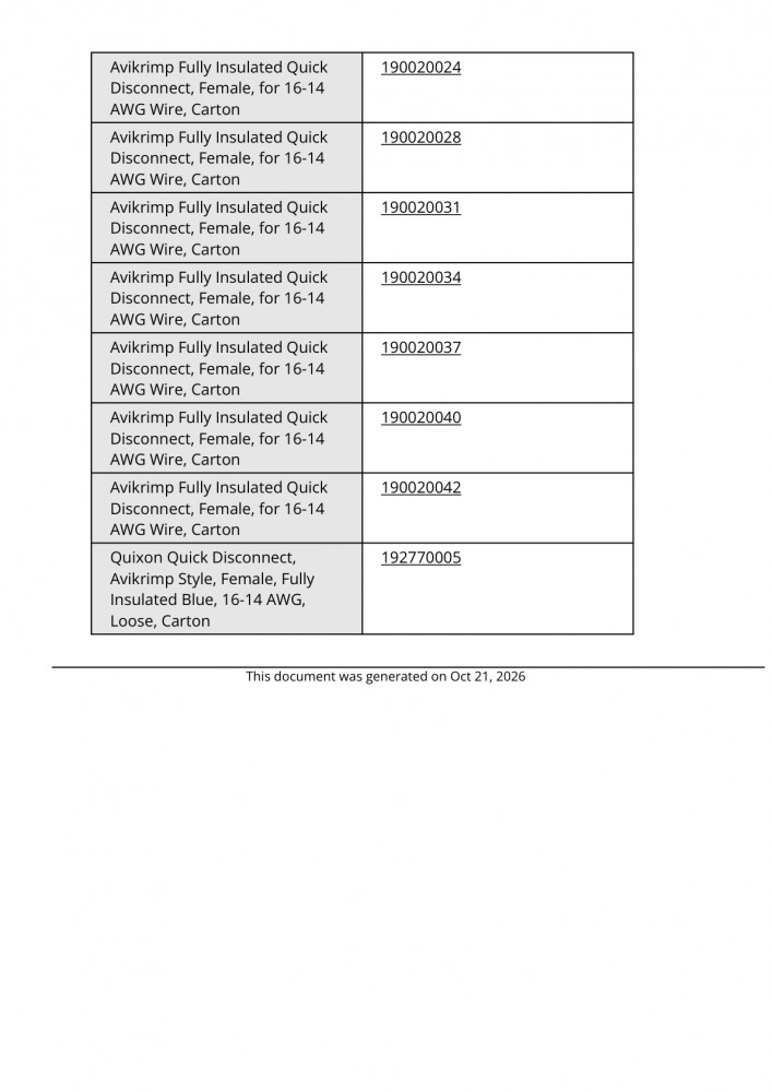 Technical document image 3 for MOLEX 640011100