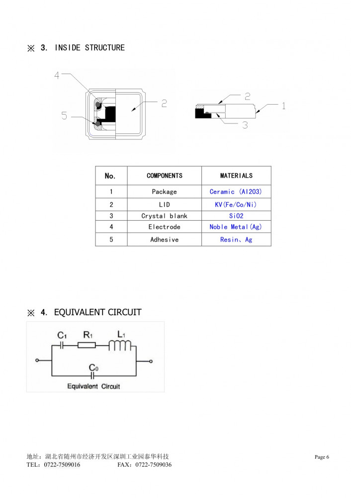 SX20Y026000B91T datasheet page 6
