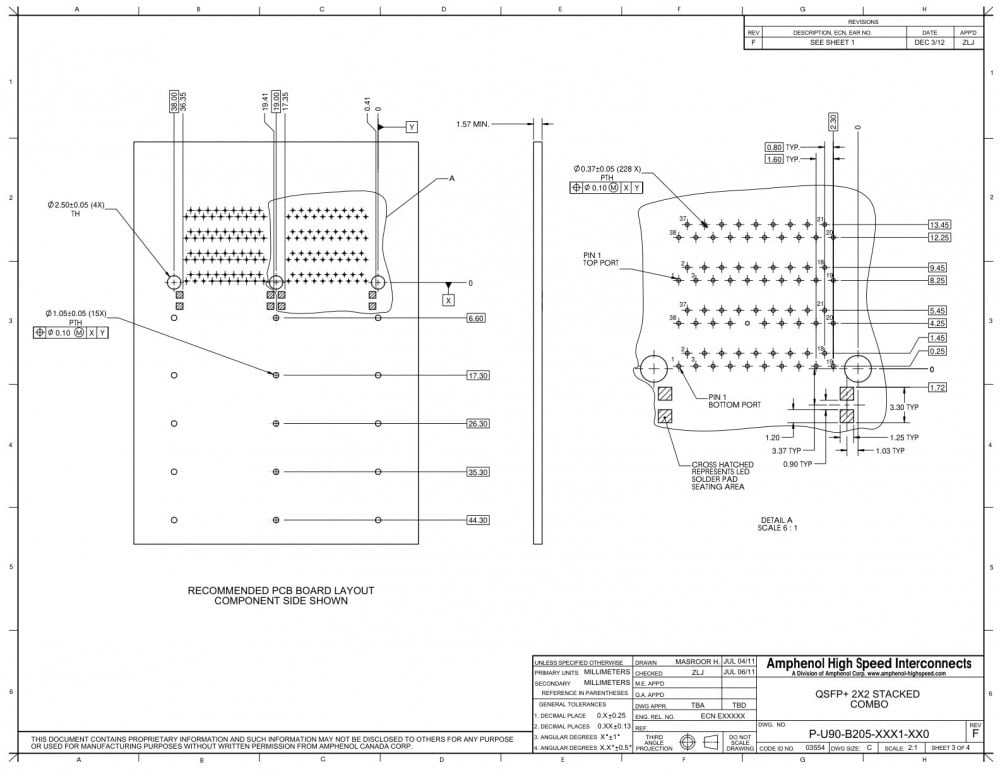 Amphenol U90-B205 drawing page 3