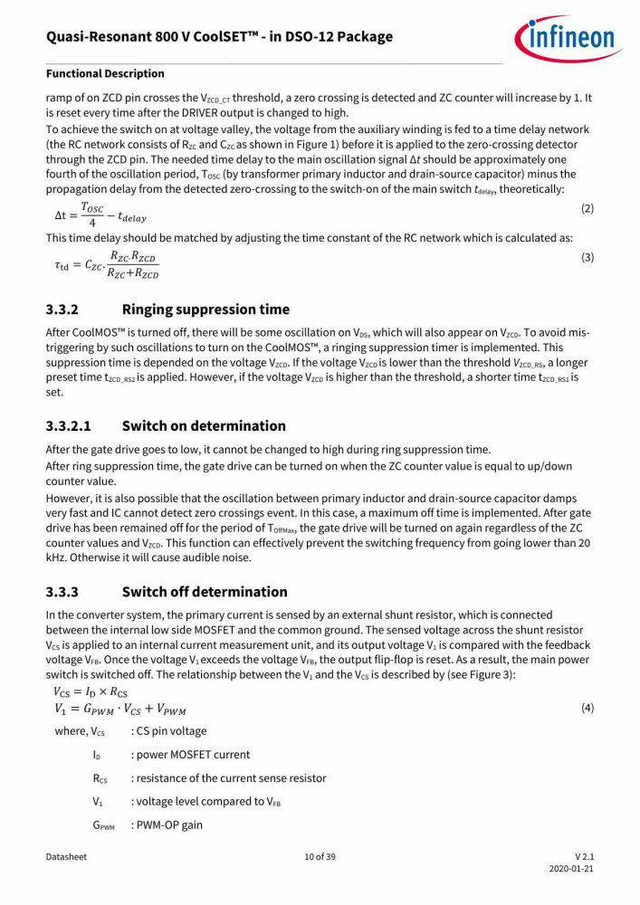 ICE5QR0680BG technical document page 10