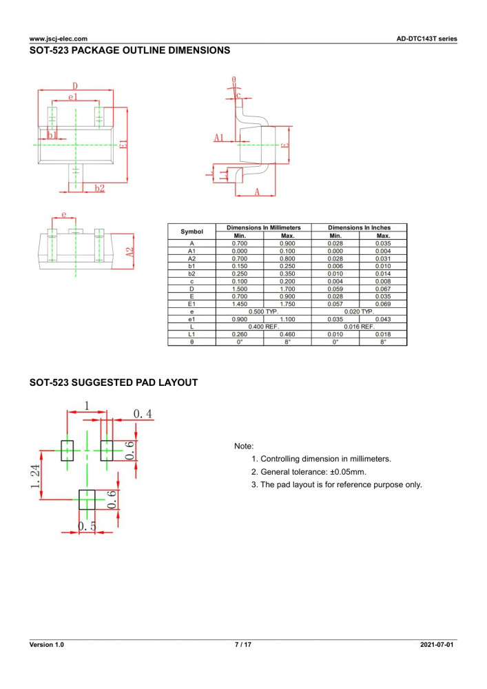 AD-DTC143TM datasheet page 7