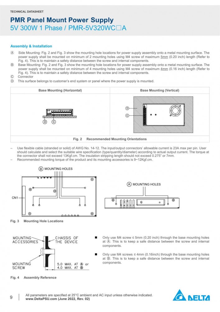 DELTA PMR-5V320WCAA datasheet page 9
