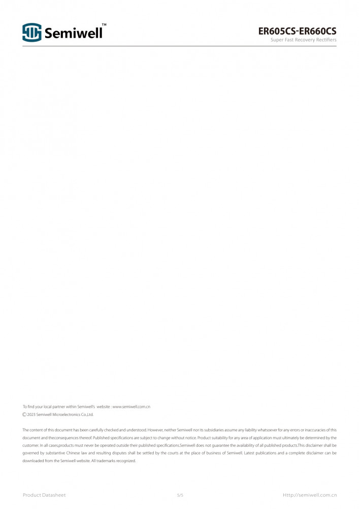 ER620CS datasheet page 5