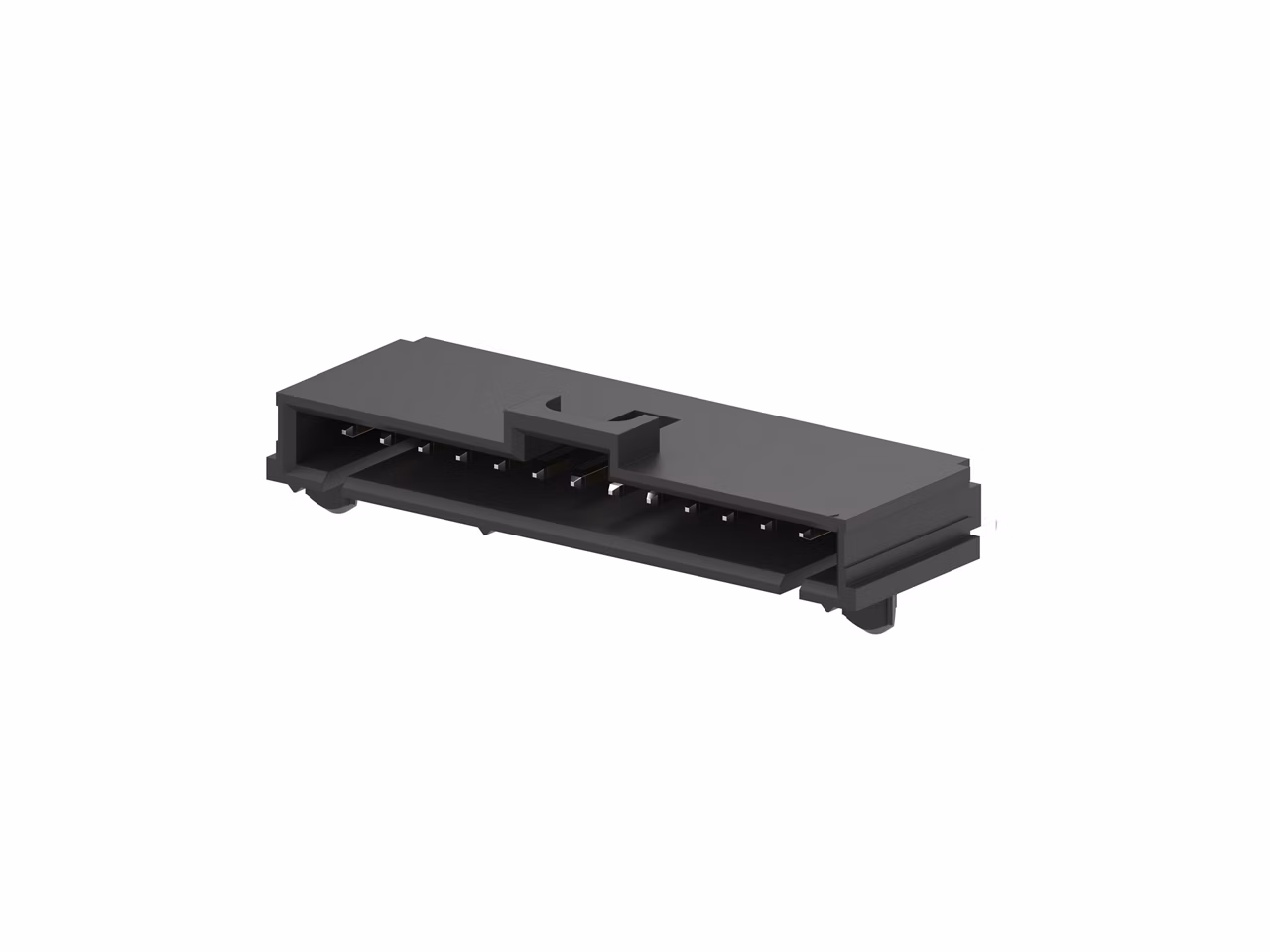 2.54mm Pitch SL Header, Single Row, Right-Angle, LCP, Shrouded, Surface Mount, with Pegs, Matte Tin (Sn) Plating, 15 Circuits, Tape and Reel