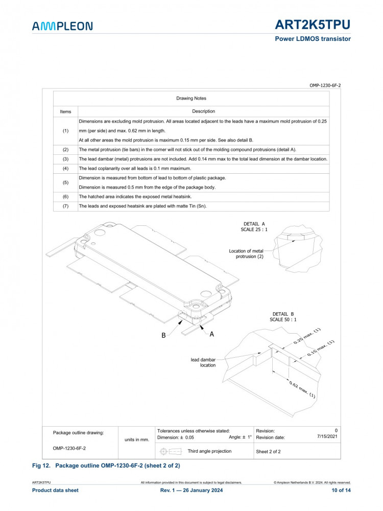 ART2K5TPU datasheet page 10