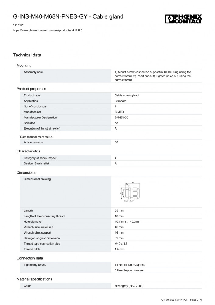 1411128 product documentation page 2