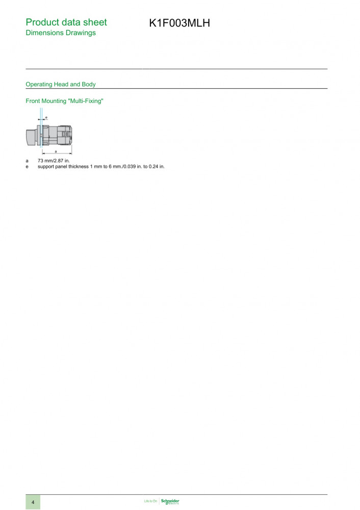 K1F003MLH technical document page 4