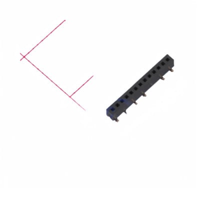 Megastar ZX-PM1.0-1-15PU-W Female Socket Header Receptacle