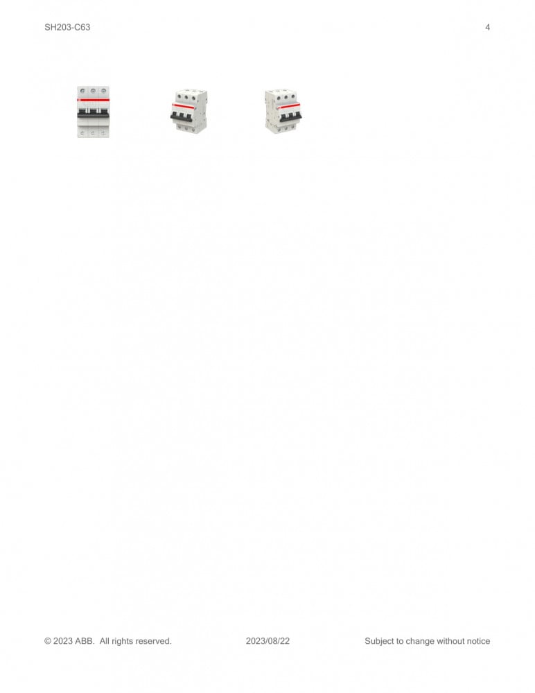 ABB SH203-C63 document page 4