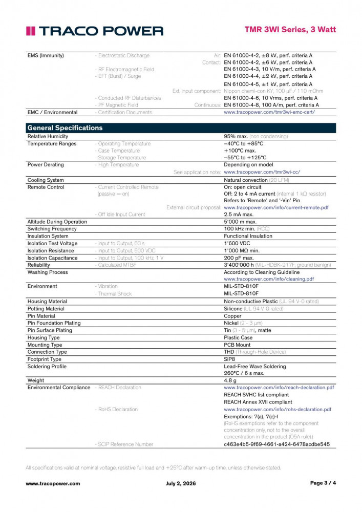 TMR 3-4821WI product document, page 3