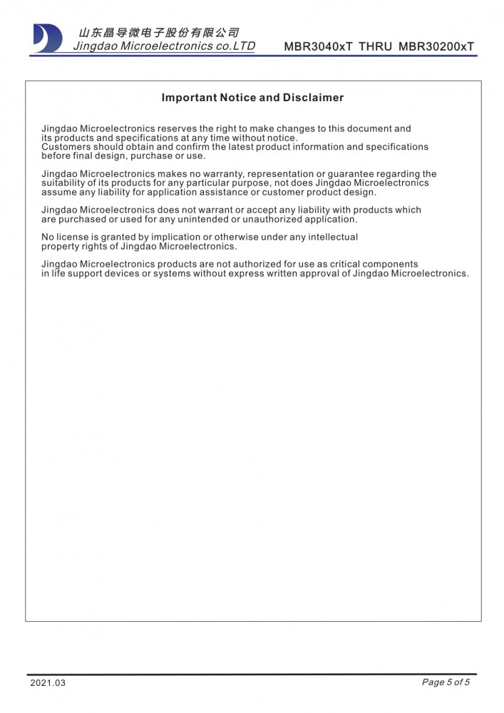 MBR30200CT datasheet page 5