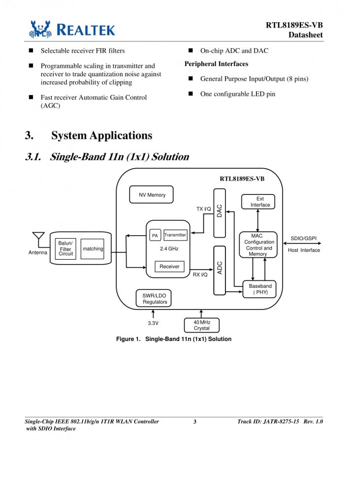 RTL8189ES-VB-CG datasheet page 7