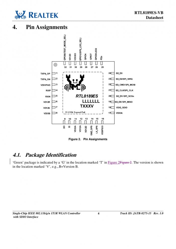 RTL8189ES-VB-CG datasheet page 8