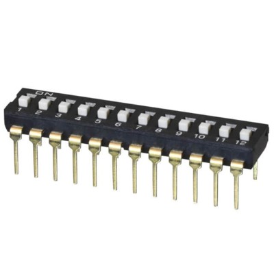 CUI DS04-254-2L-07BK DIP Switch