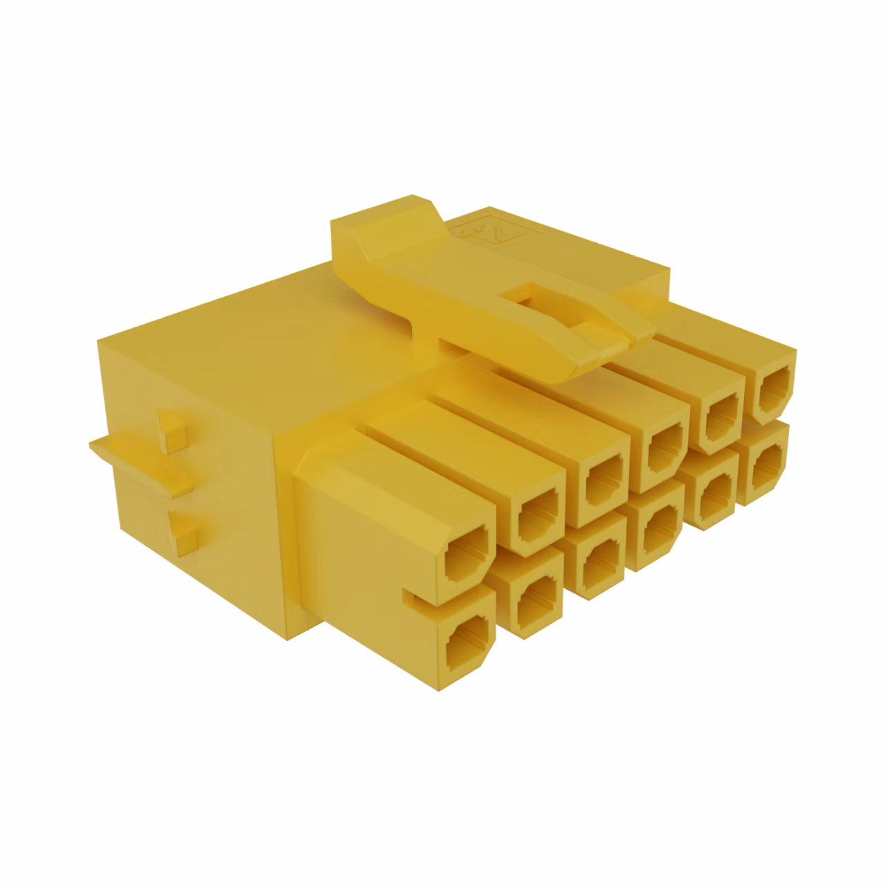 Micro-Fit+ Versa Color Receptacle Housing, Dual Row, 12 Circuits, UL 94V-0, Glow-Wire Capable, Yellow for sale