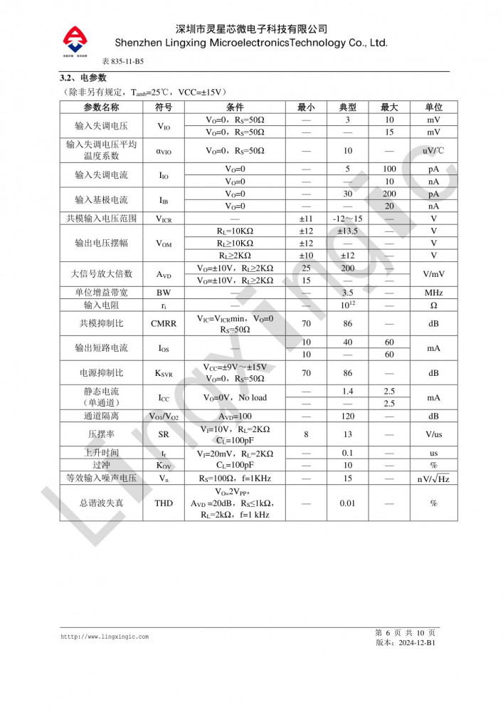 TL074CN datasheet page 6