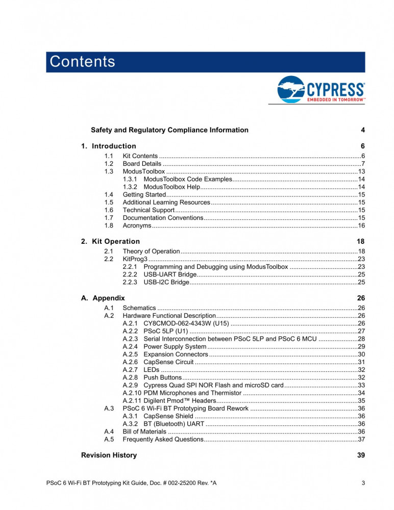 CY8CPROTO-062-4343W guide page 3