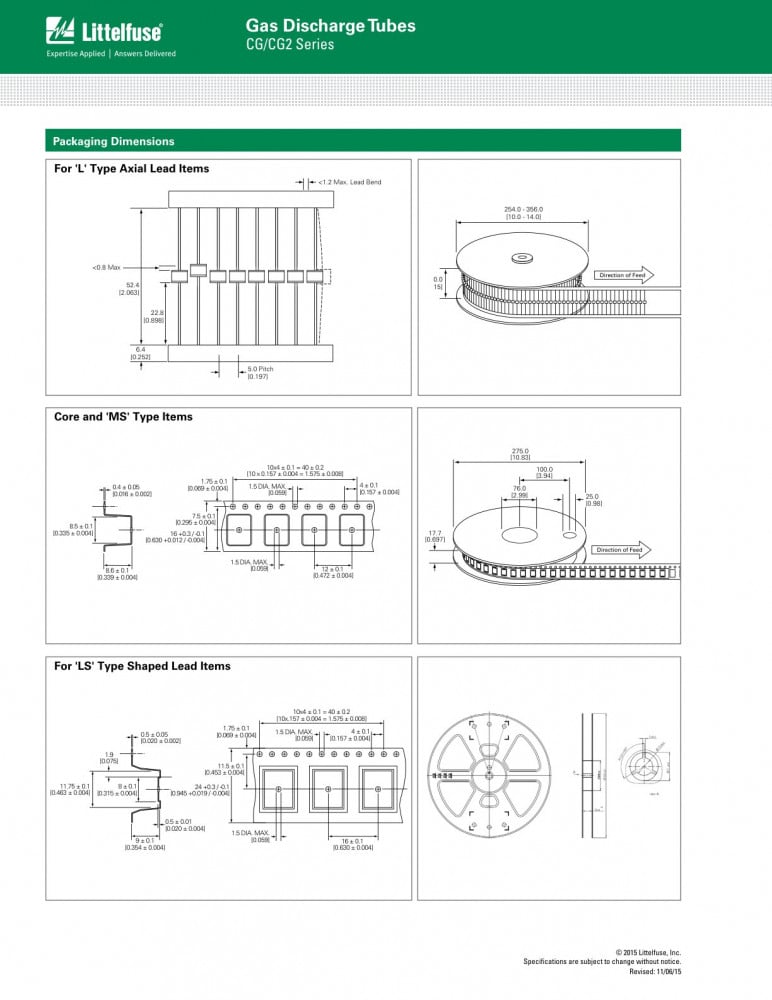 CG75L datasheet page 5
