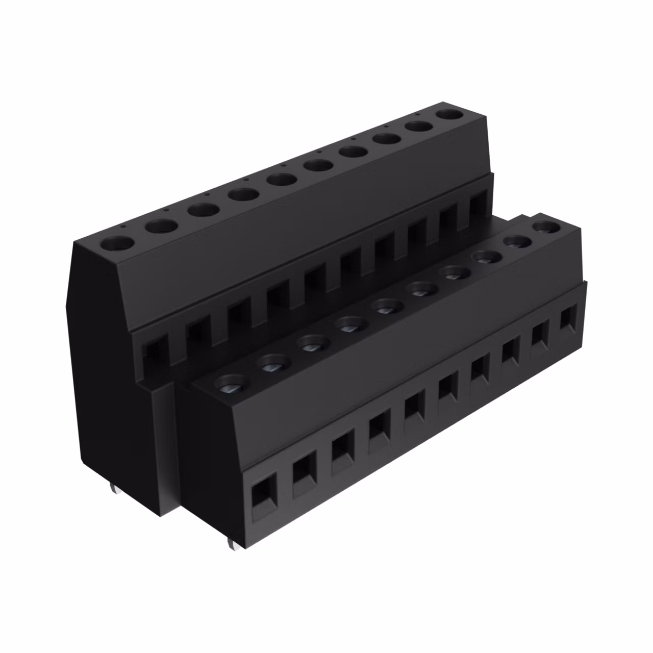 5.00mm Pitch Beau Eurostyle Medium Profile, Two Level Terminal Block, Modular, 20 Circuits for sale