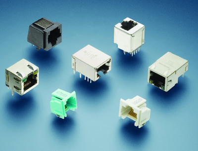 TE Connectivity 5555165-2 Modular Ethernet Connector Jack