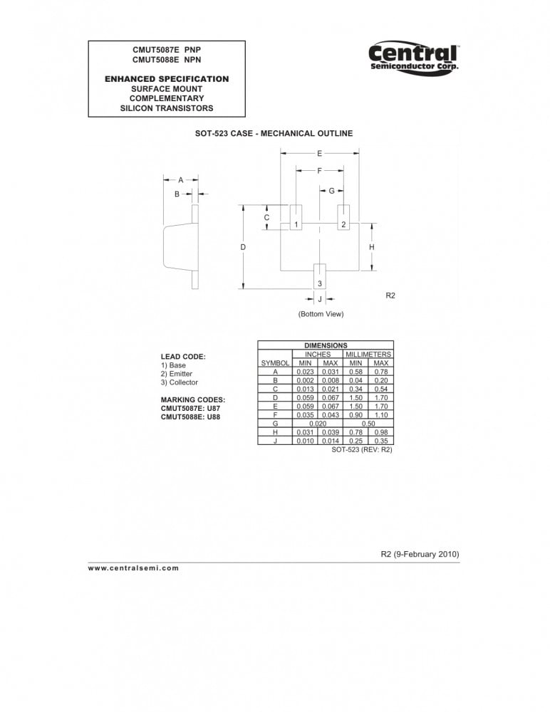CMUT5088E datasheet page 2
