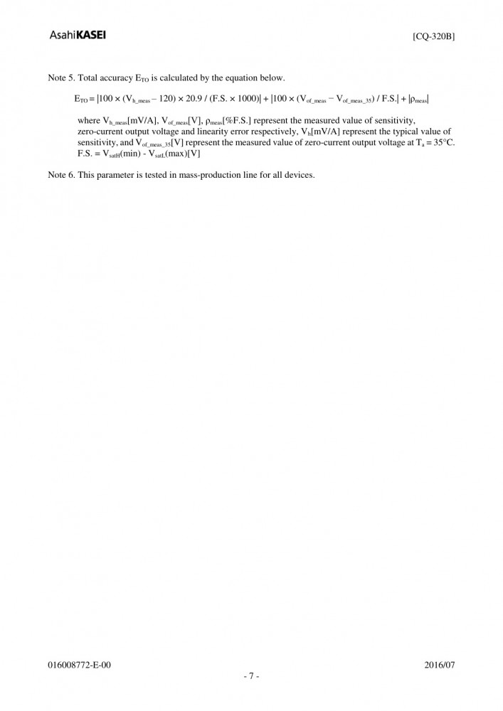 CQ-320B datasheet page 7