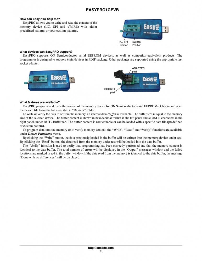 EASYPRO1GEVB manual page 2