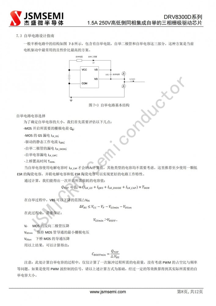 DRV8300DRGER-JSM datasheet page 8