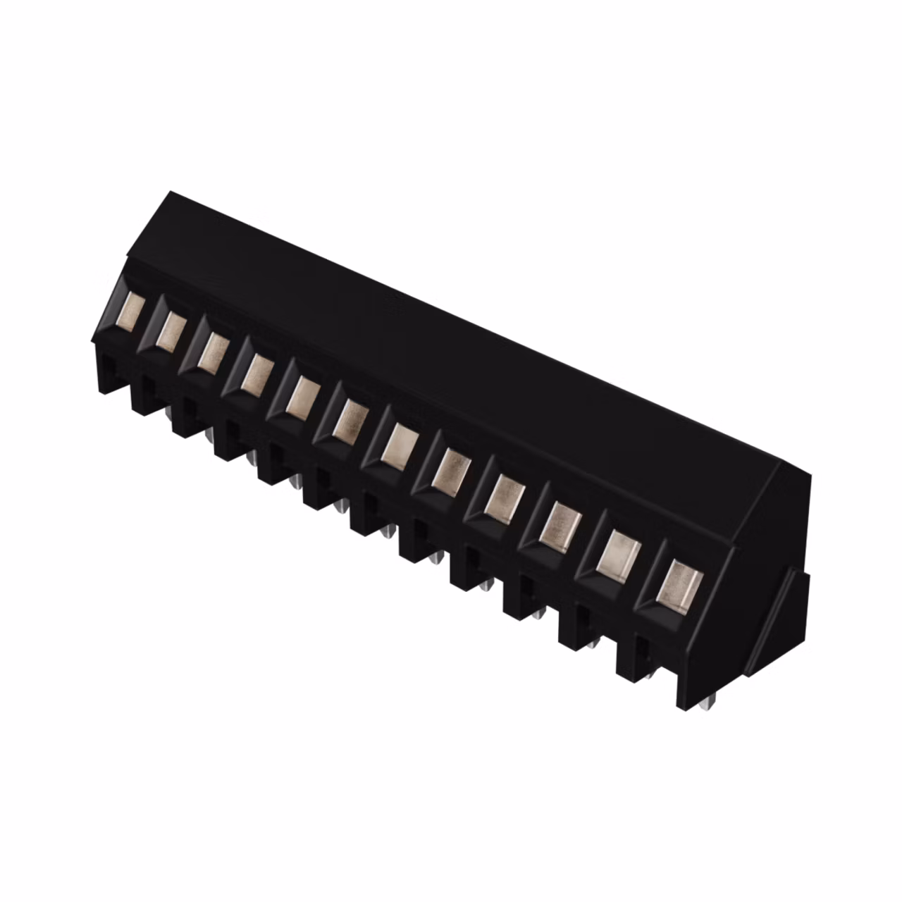 5.08mm Pitch Beau Eurostyle Low Profile, Fixed Block, 35° Wire Entry, Modular, 12 Circuits for sale