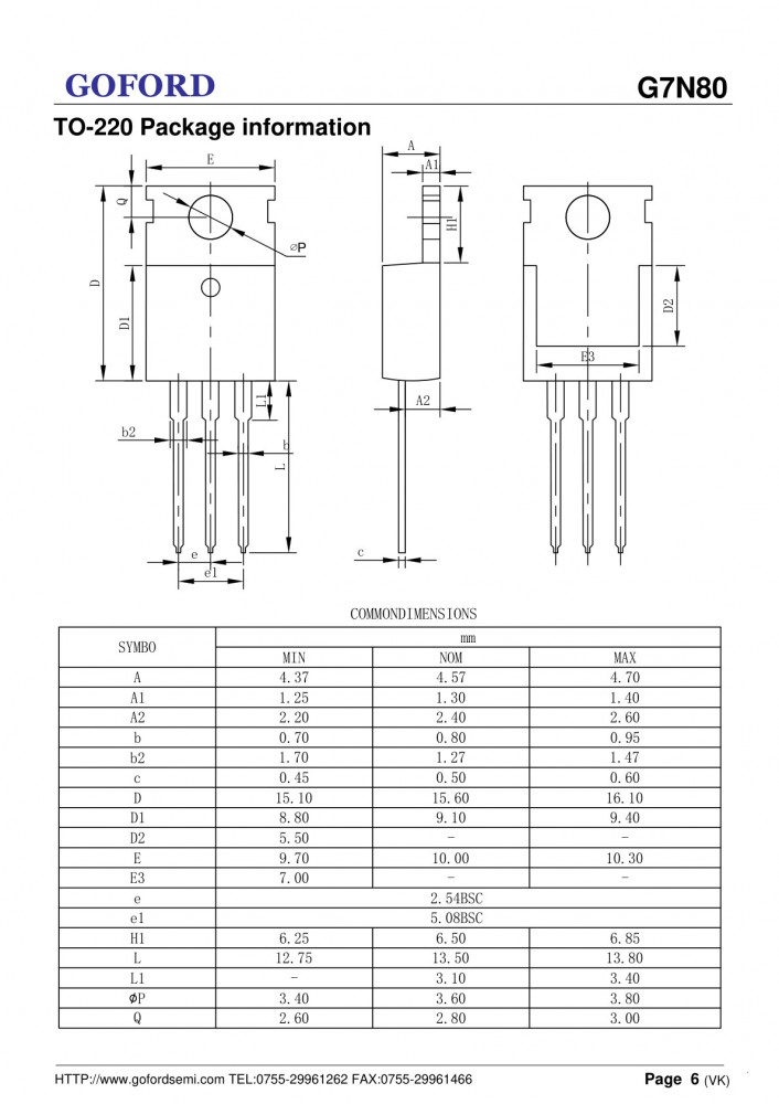 G7N80CF datasheet page 6