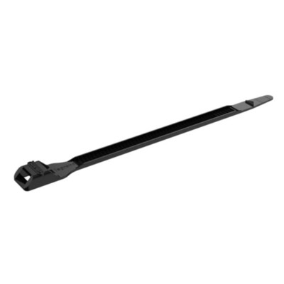Black cable tie Colson U.V. protected with internal teeth width 9mm and lenght 185 mm