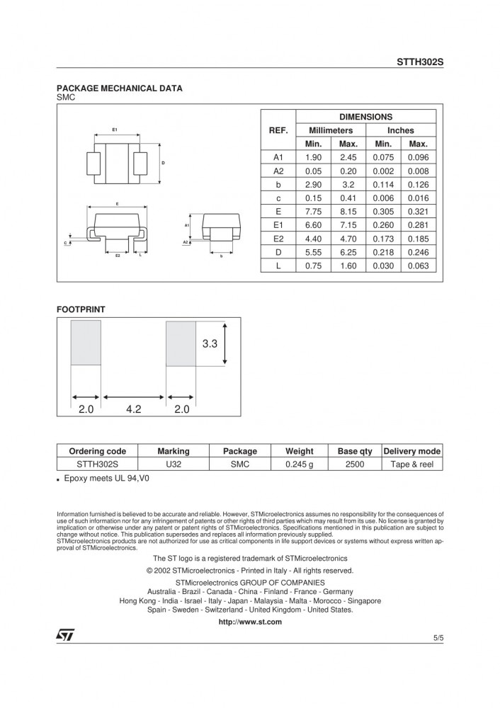 STTH302S datasheet page 5