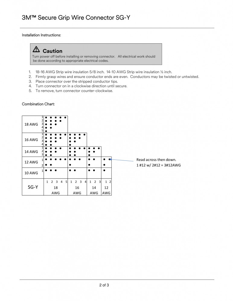 3M SG-Y BAG datasheet page 2
