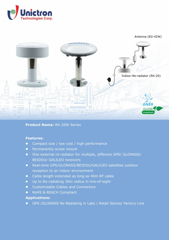 RK-20W technical document page 1